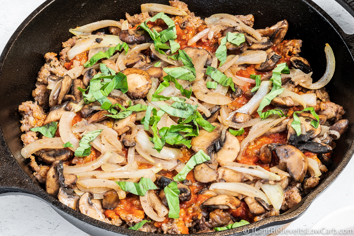 Keto Crustless Pizza Recipe (Easy No Crust Pizza)