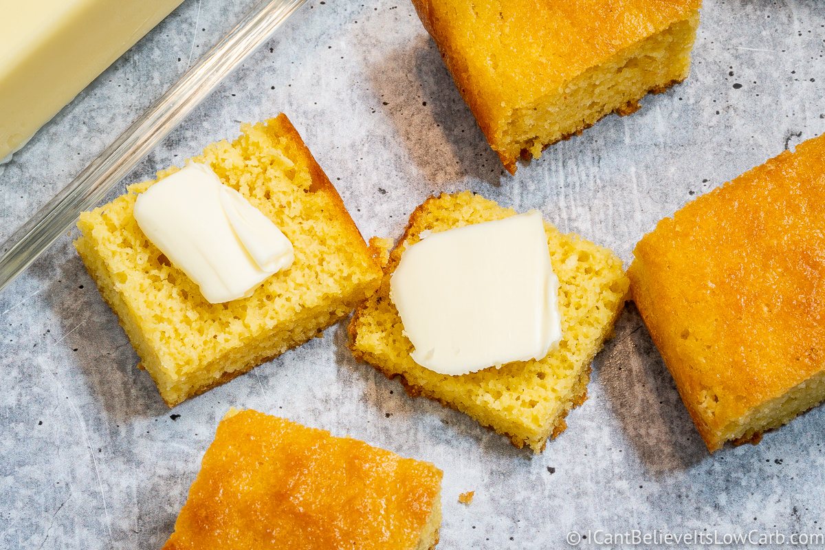 Best Low Carb Keto Cornbread Recipe (Moist & Flavorful)