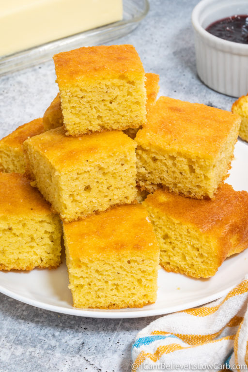 Best Low Carb Keto Cornbread Recipe (Moist & Flavorful)