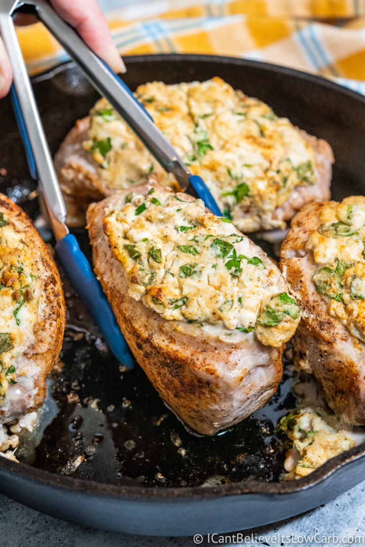Easy Stuffed Pork Chops Recipe | How to Cook Stuffed Pork Chops